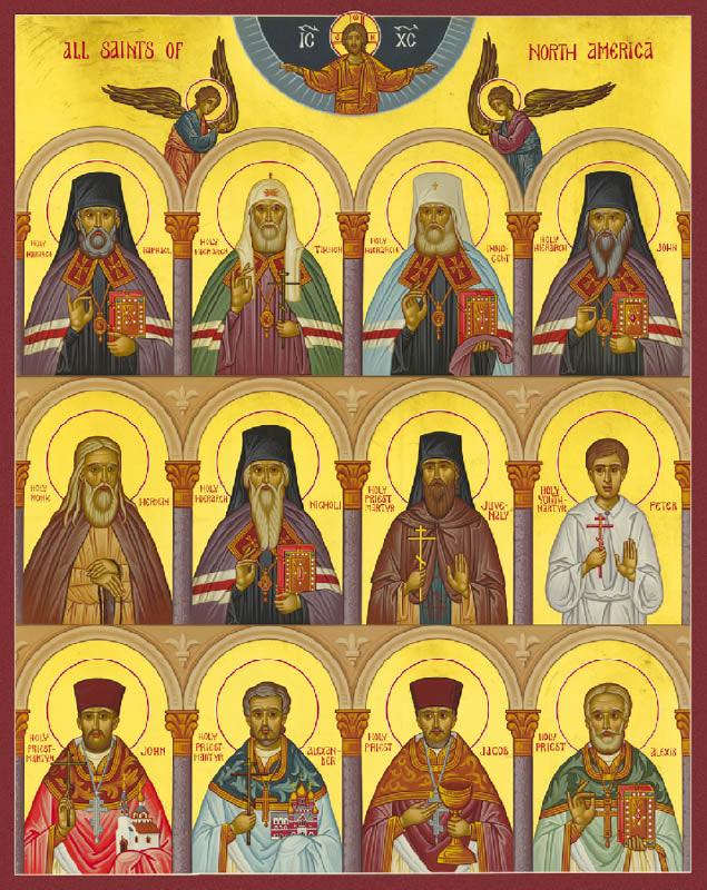 All Saints of North America | Orthodox Icons – Damascene Gallery