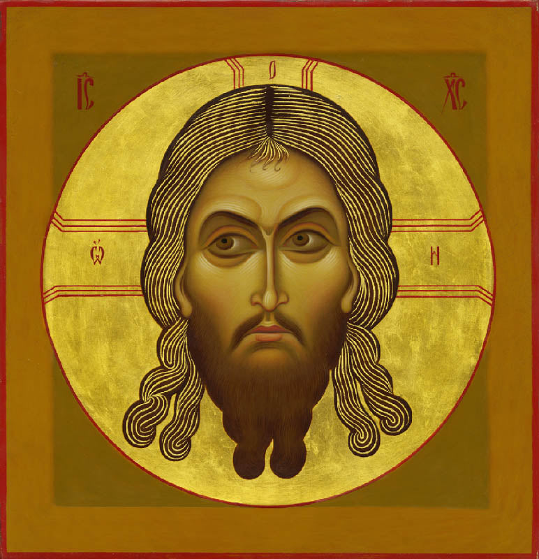 Christ "Golden Hair" - Modern | Orthodox Icons – Damascene Gallery