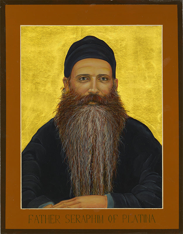 Hieromonk Seraphim of Platina - Portrait | Orthodox – Damascene Gallery