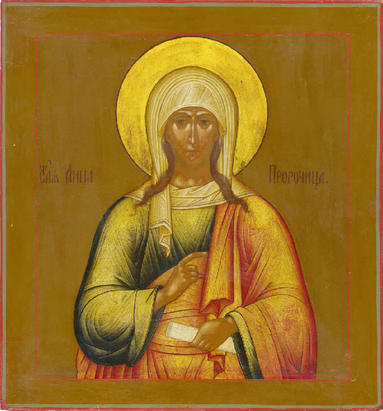 Holy Prophetess Anna | Orthodox Icons – Damascene Gallery
