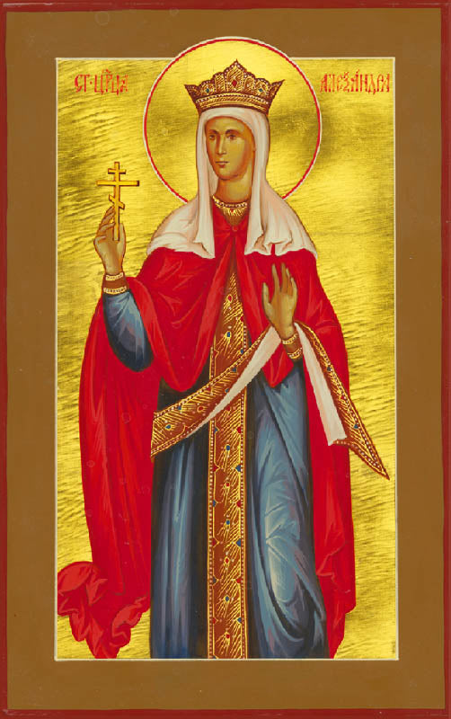 St Alexandra the Empress | Orthodox Icons – Damascene Gallery