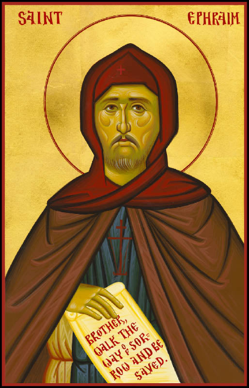 St Ephrem the Syrian | Orthodox Icons – Damascene Gallery