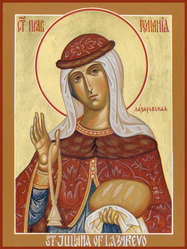 St Juliana of Lazarevo | Orthodox Icons – Damascene Gallery