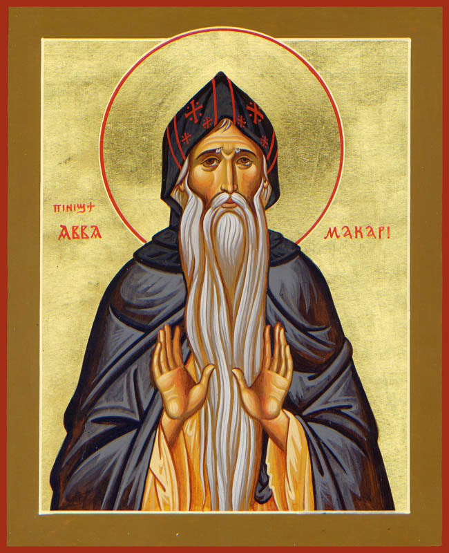 St Makarios the Great of Egypt | Orthodox Icons – Damascene Gallery
