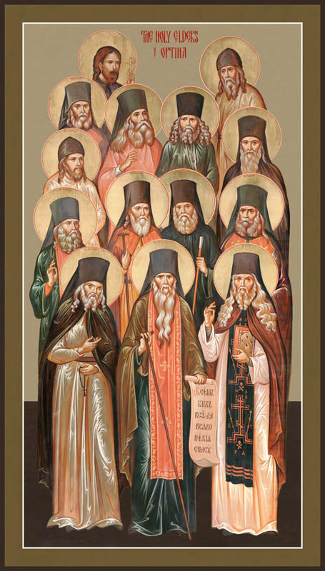 The Holy Optina Elders | Orthodox Icons – Damascene Gallery