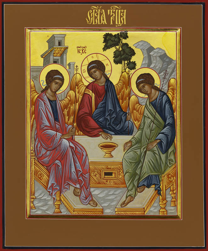 The Holy Trinity | Orthodox Icons – Damascene Gallery