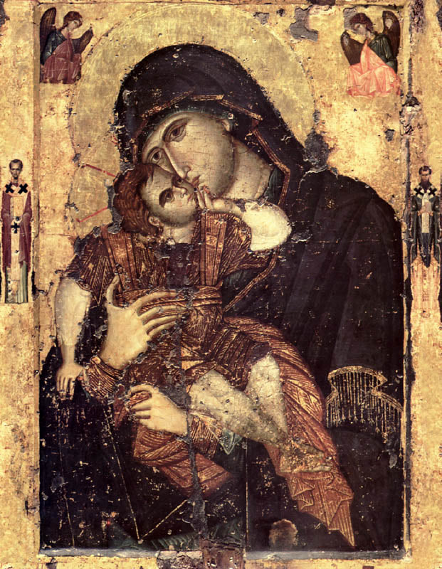 The Mother of God Philotheou | Orthodox Icons – Damascene Gallery